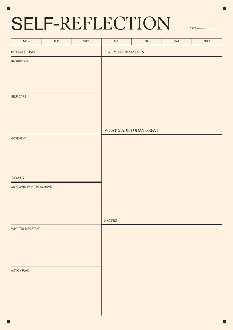 Free Self-Improvement Worksheets and Printables to Use in 2024 — The ...