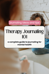 Therapy Journaling Made Easy: The Ultimate Guided Journal for Mental ...