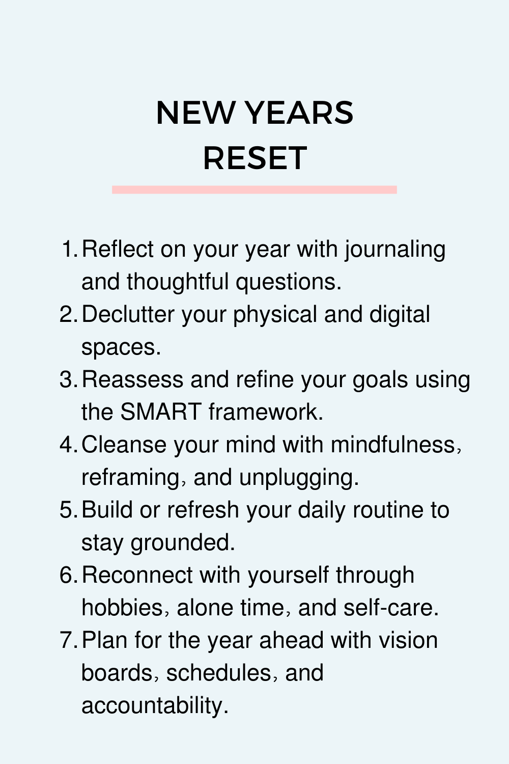 How to Reset Before New Year (Ultimate Life Reset Guide!) — The Elevate ...