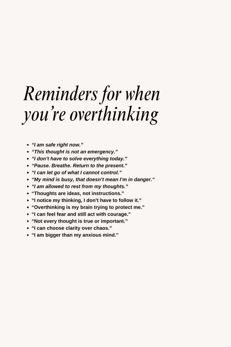 How to Stop Overthinking (Neuroscience Tips) — The Elevate Edit