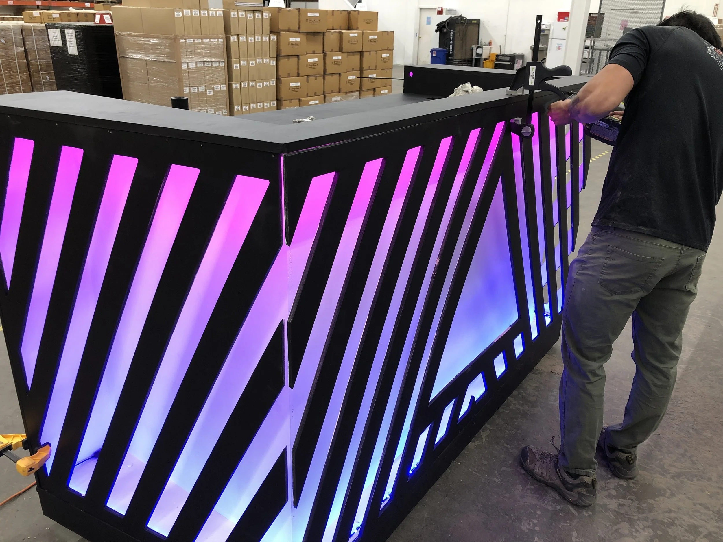 Custom built retail booths for brand activations — Blazy Builds