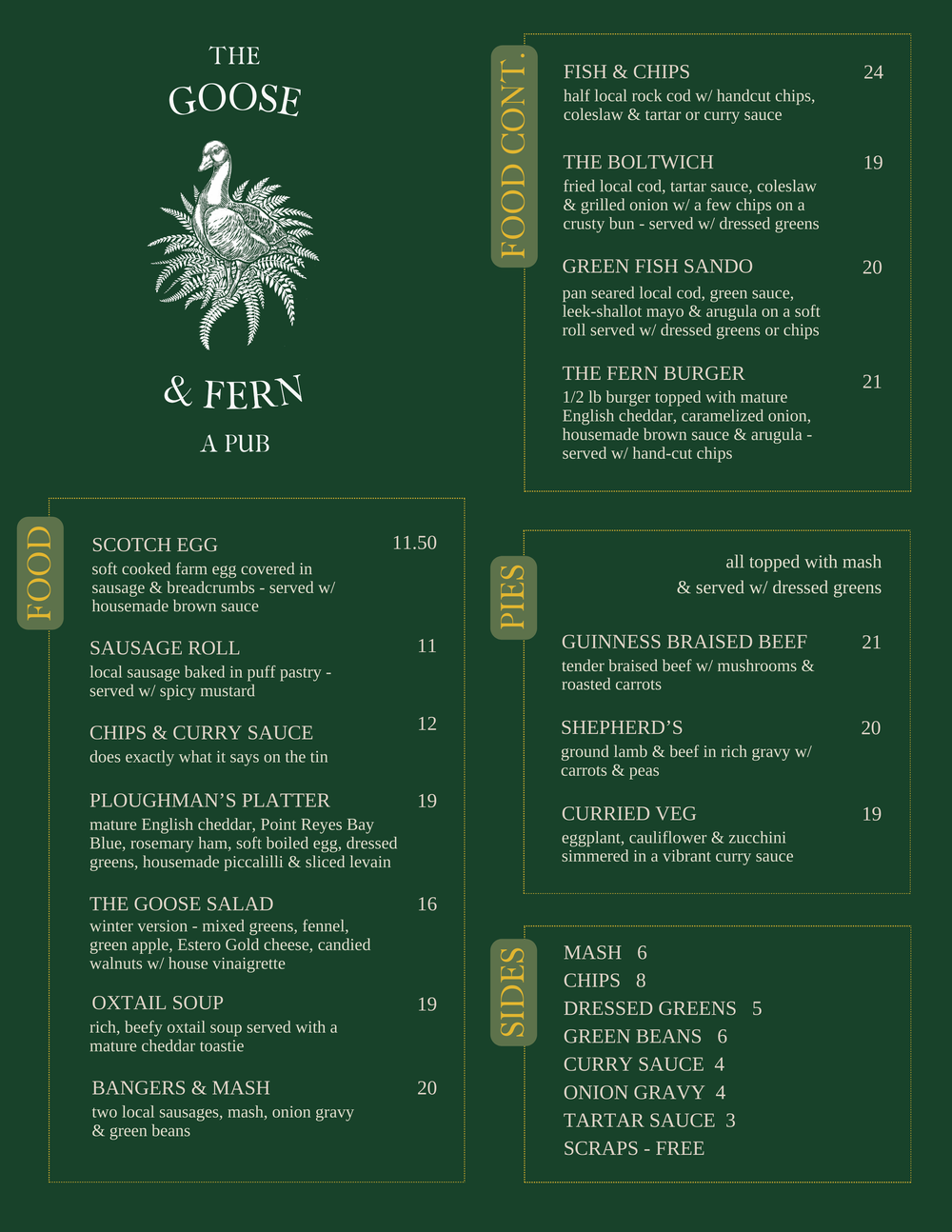 Food Menu