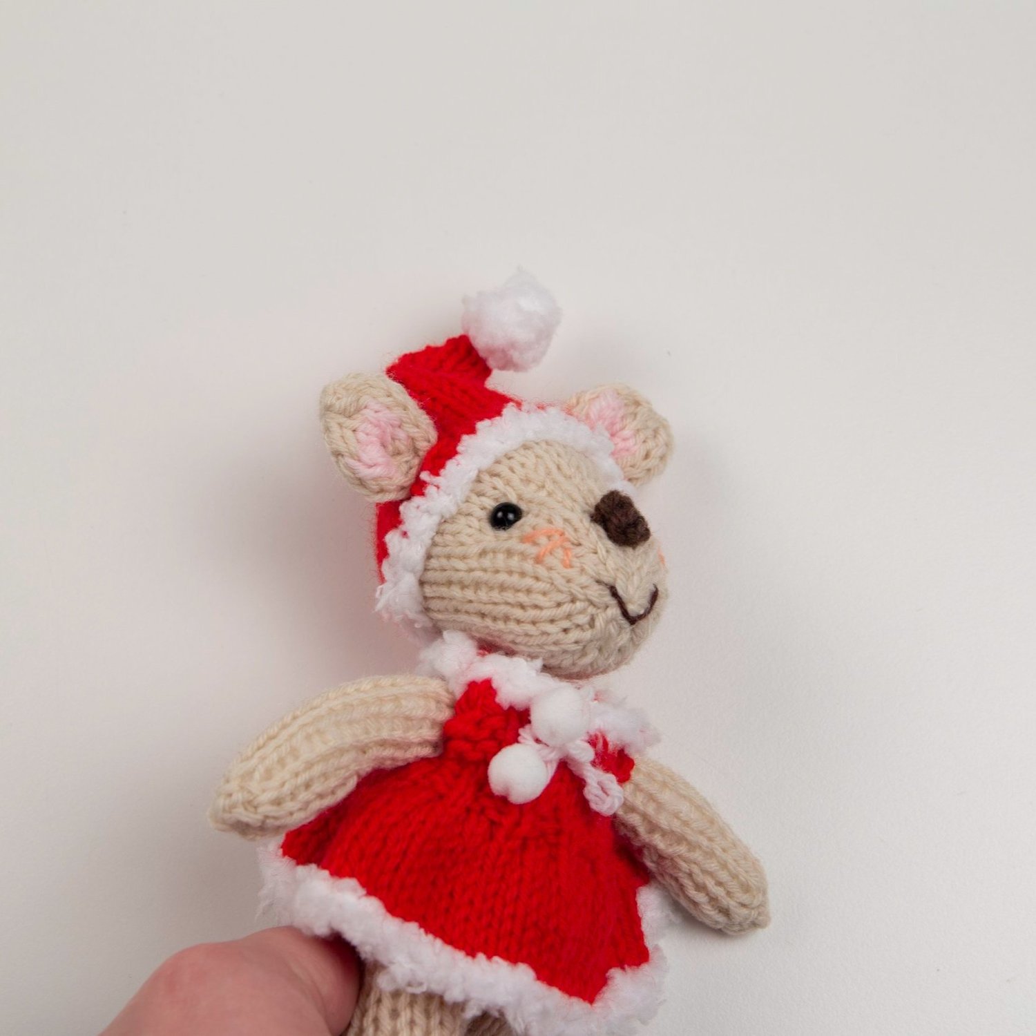 Fluffy Mice Fleecy Mice in Jumpers Knitting Pattern — Knits by Sachi