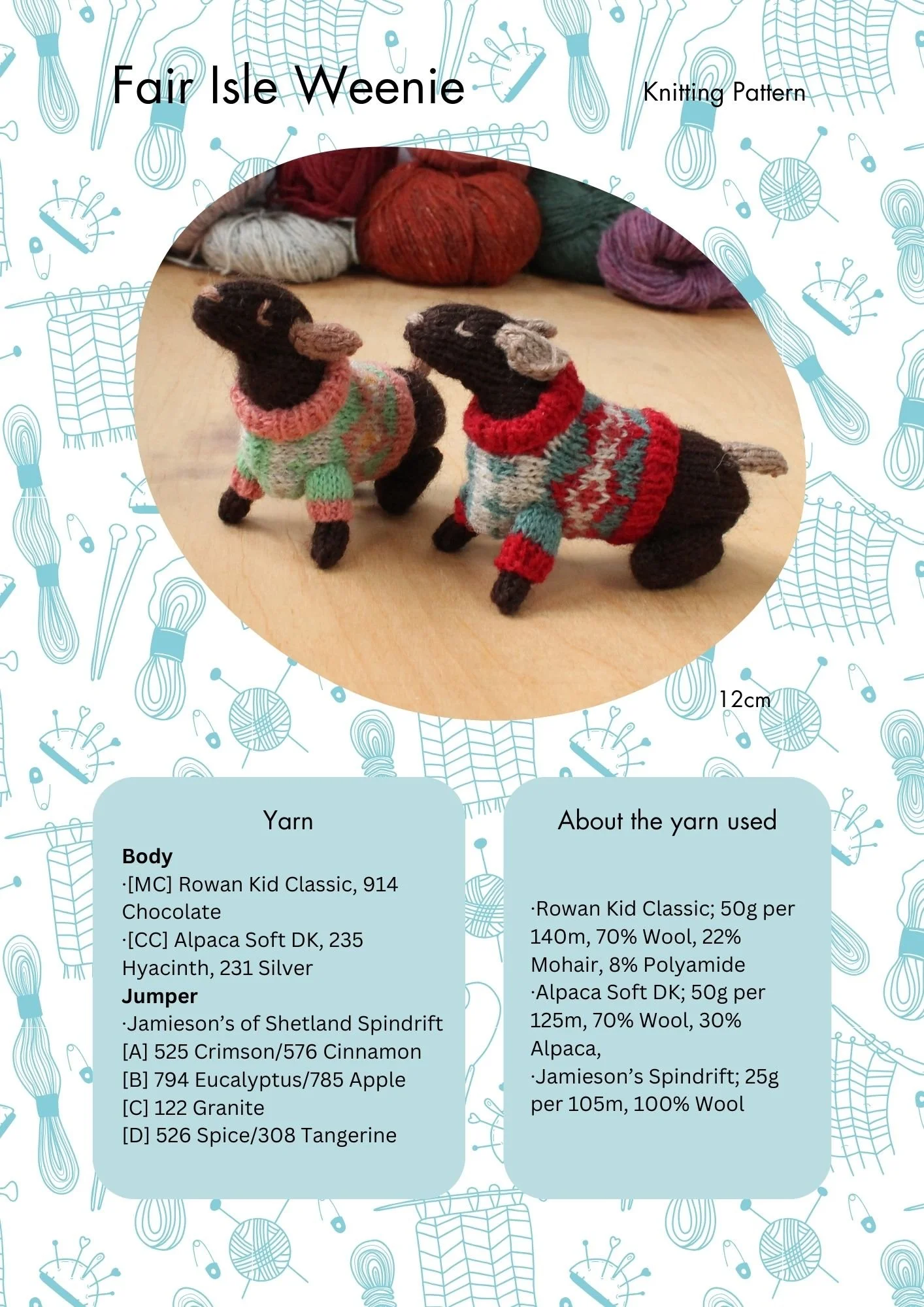 Fair Isle Sheep — Knits by Sachi