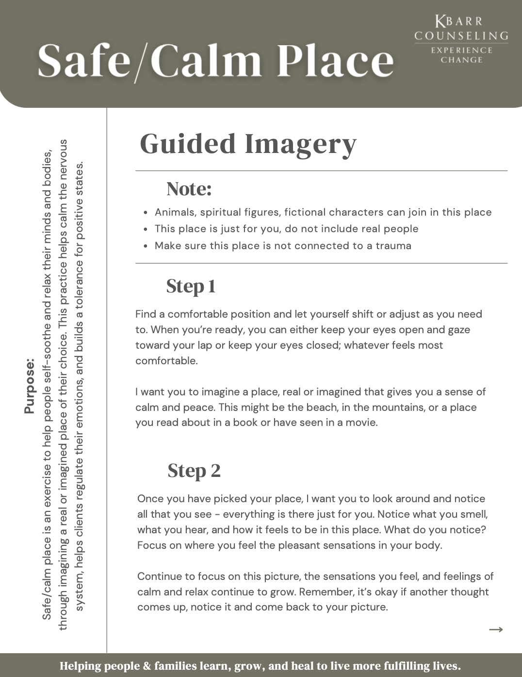 Downloads — KBarr Counseling: Teen & Adult Therapy For Trauma, ASD ...