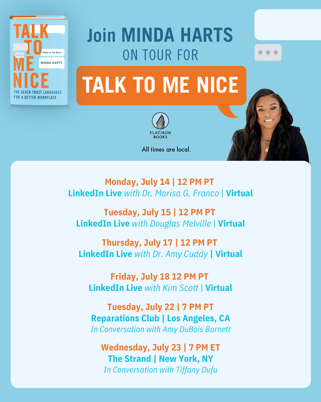 TALK TO ME NICE — Minda Harts