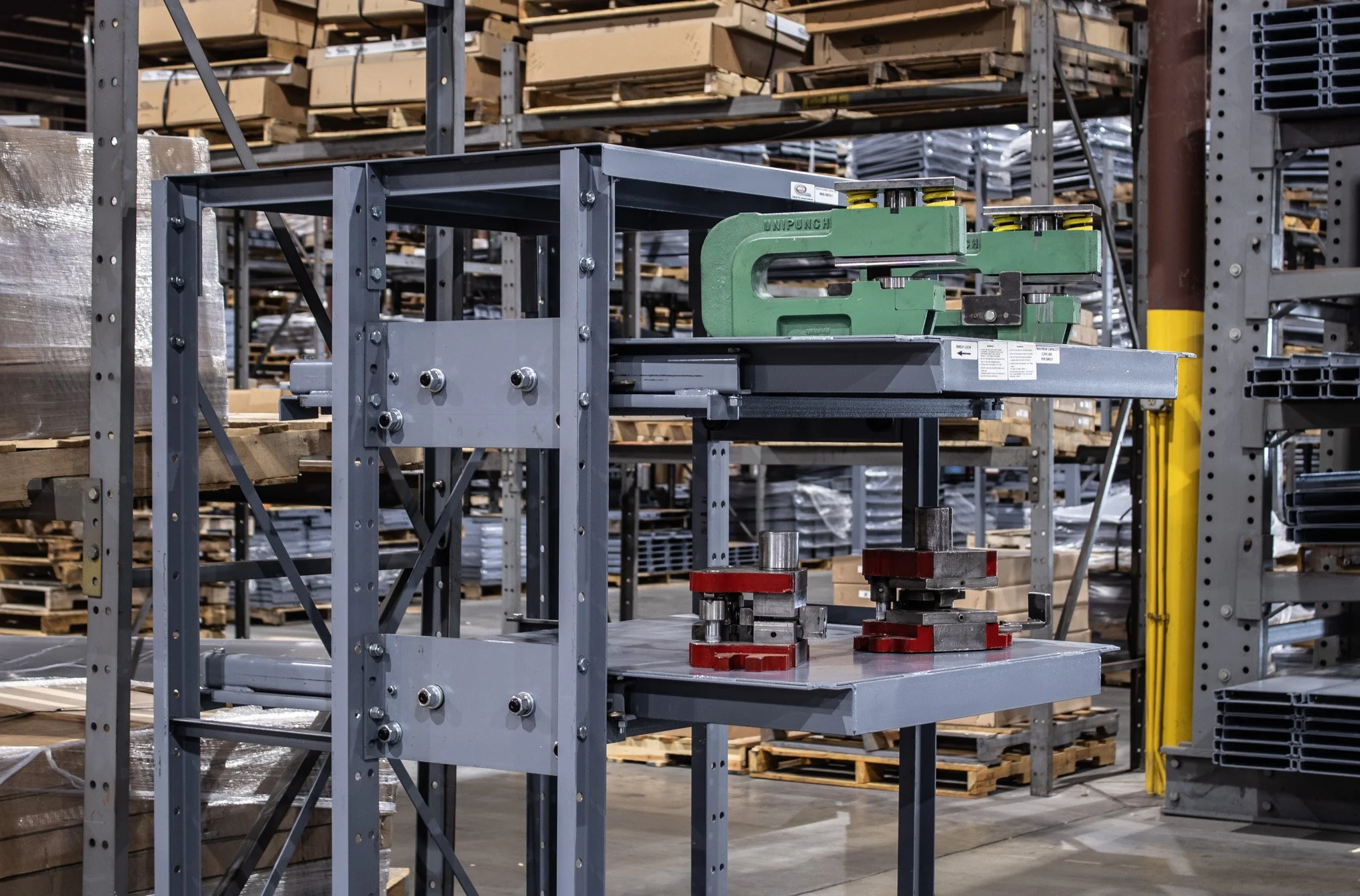 Roll-Out Shelf Racks — Modern Equipment Company