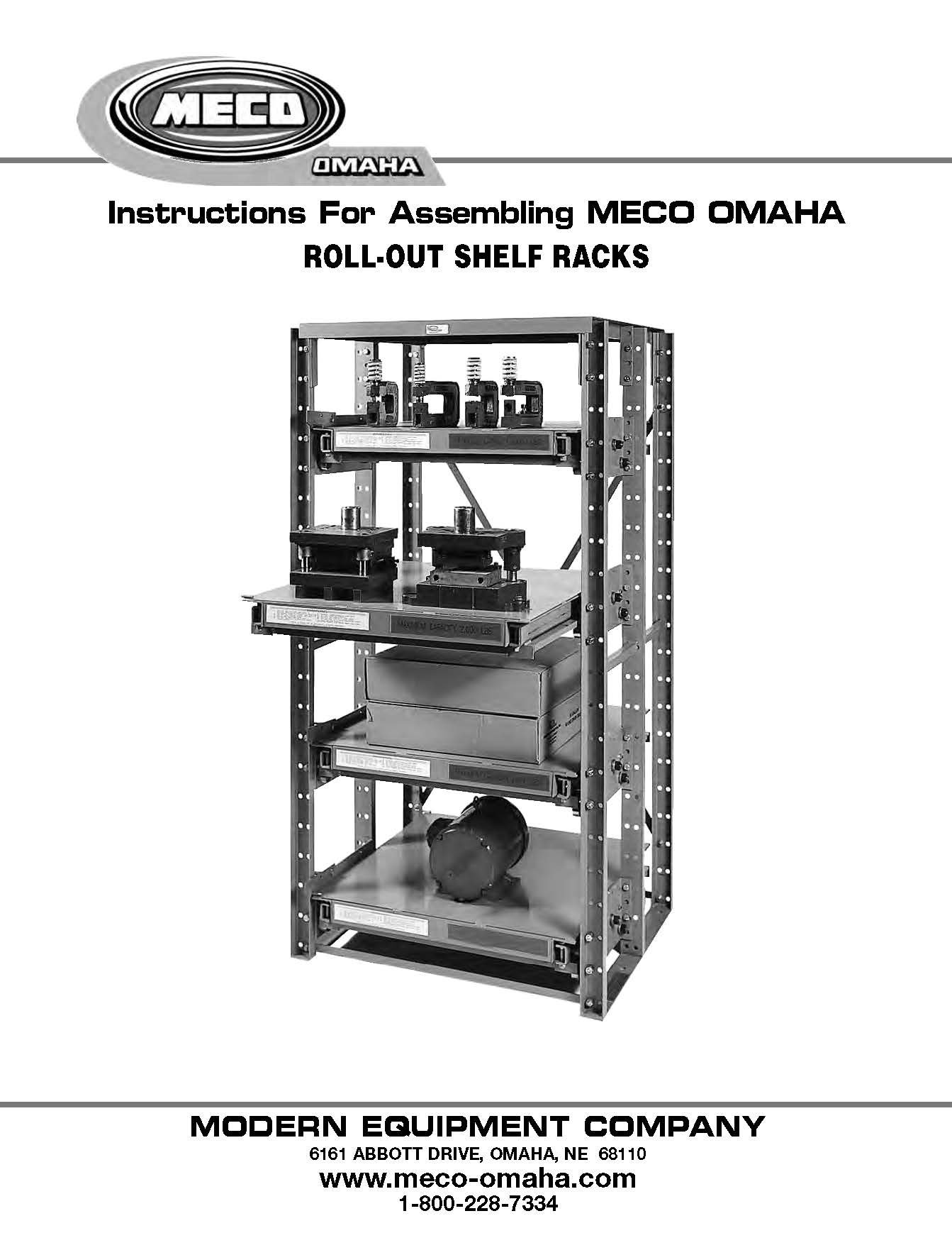 Instructions — Modern Equipment Company