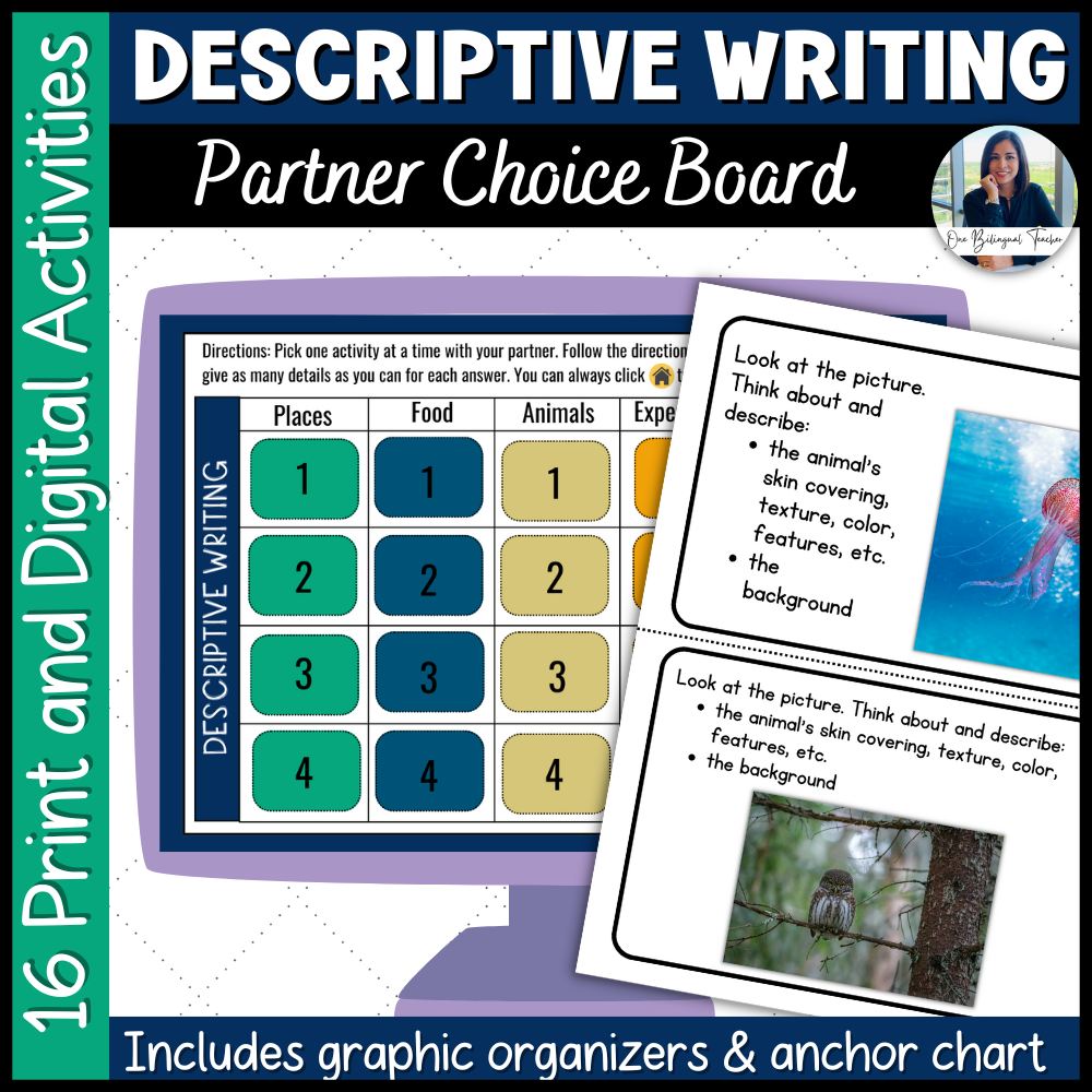Descriptive Writing Activities for ESL Students: 10 Ideas That Actually ...
