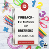 10 Fun Back-to-School Icebreakers for Older Kids — One Bilingual Teacher