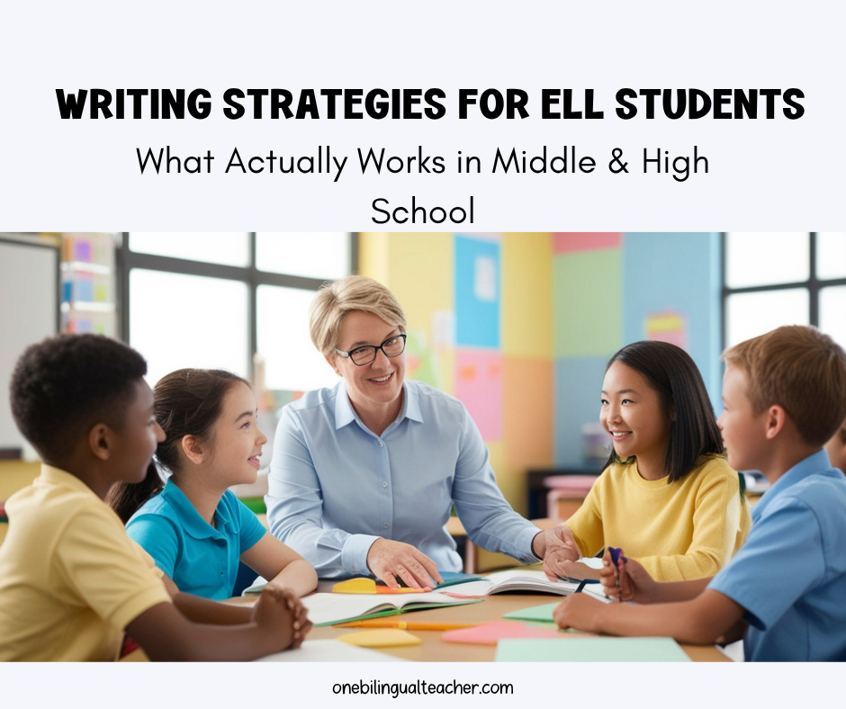Writing Strategies for ELL Students: What Actually Works in Middle and ...