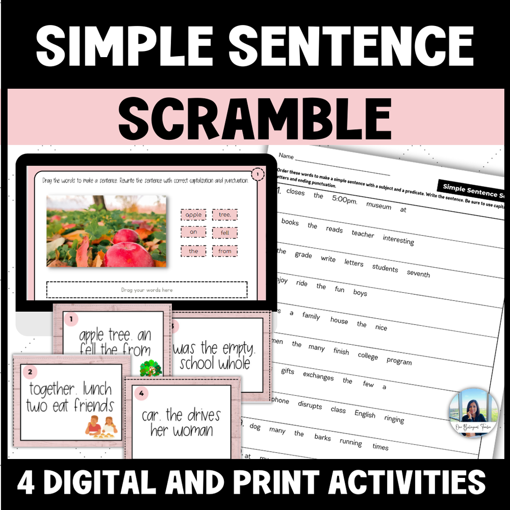 Adjectives Lesson and Activities and Quiz for ESL Students — One ...