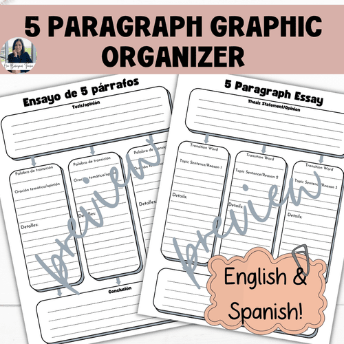 Expository Informative Differentiated Writing Graphic Organizers ESL ...