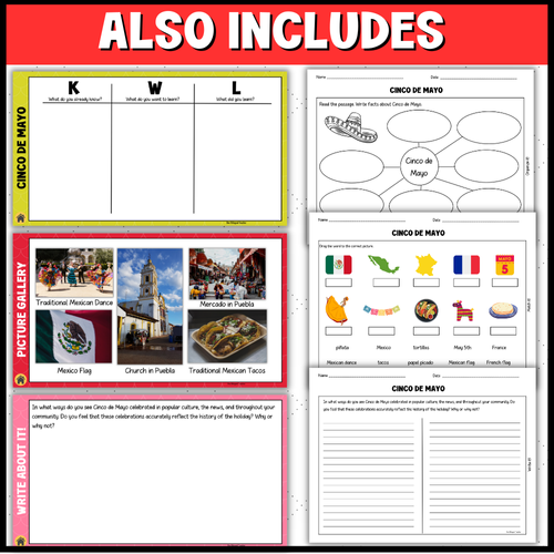Memorial Day Reading Passage, Graphic Organizer, Writing, Grammar ...