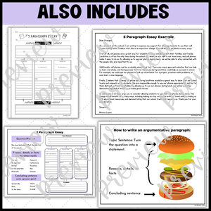 Expository Informative Differentiated Writing Graphic Organizers ESL ...