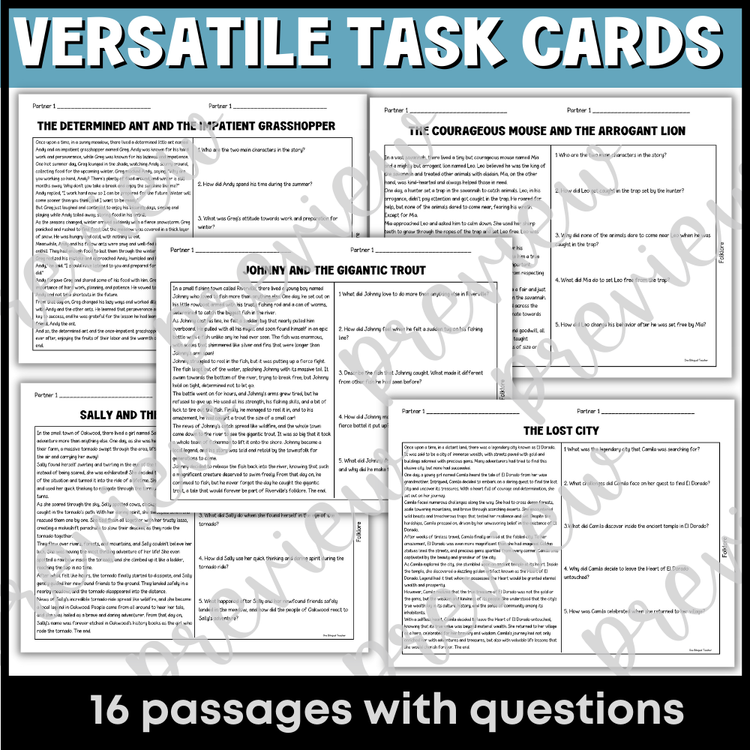 Reading Bell Ringers for Middle School ELA/ESL for 5th and 6th Grade ...