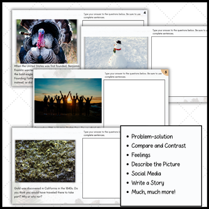 Memorial Day Reading Passage, Graphic Organizer, Writing, Grammar ...