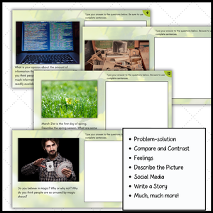 Expository Informative Differentiated Writing Graphic Organizers ESL ...
