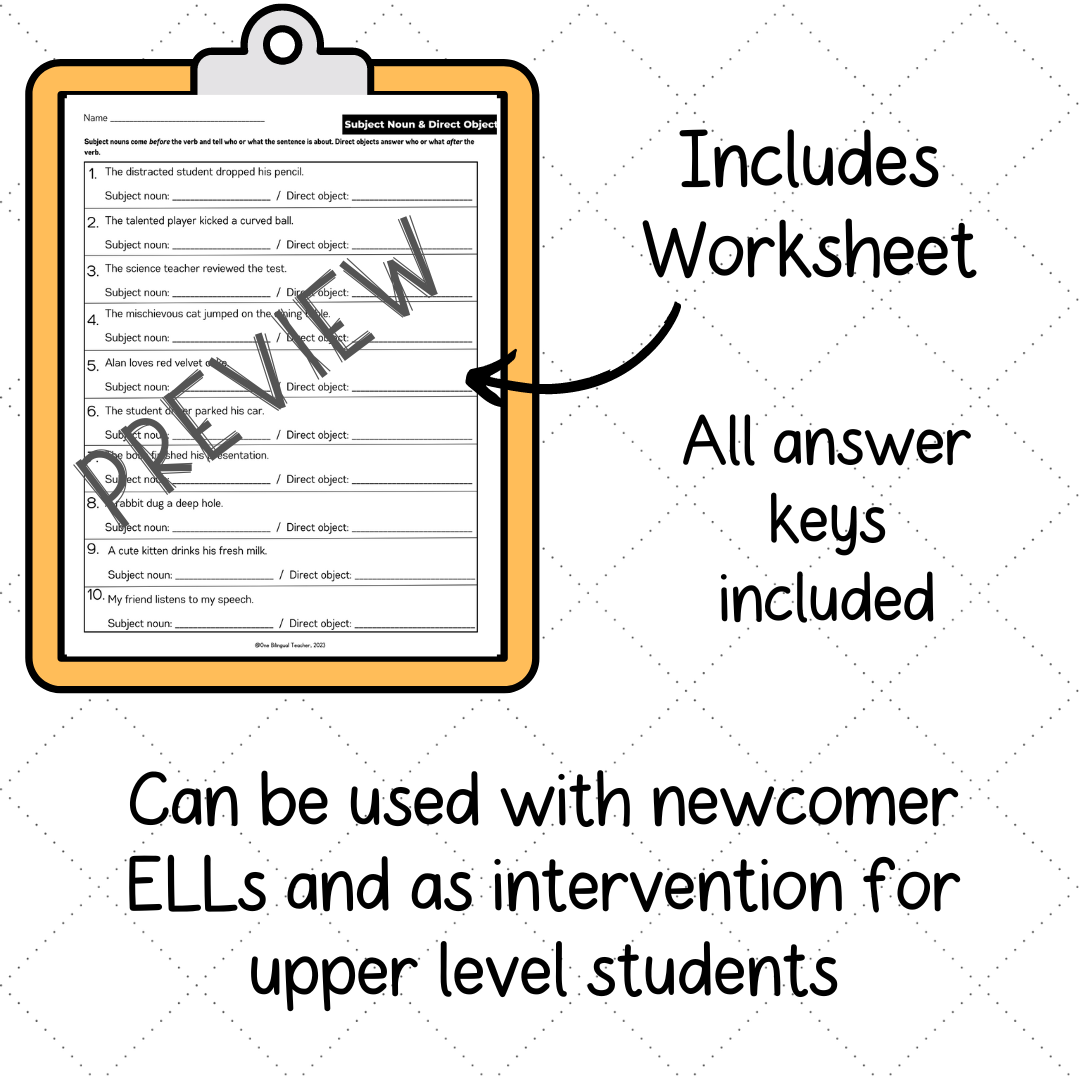 Adjectives Lesson and Activities and Quiz for ESL Students — One ...