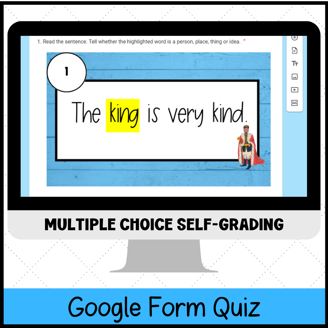 Adjectives Lesson and Activities and Quiz for ESL Students