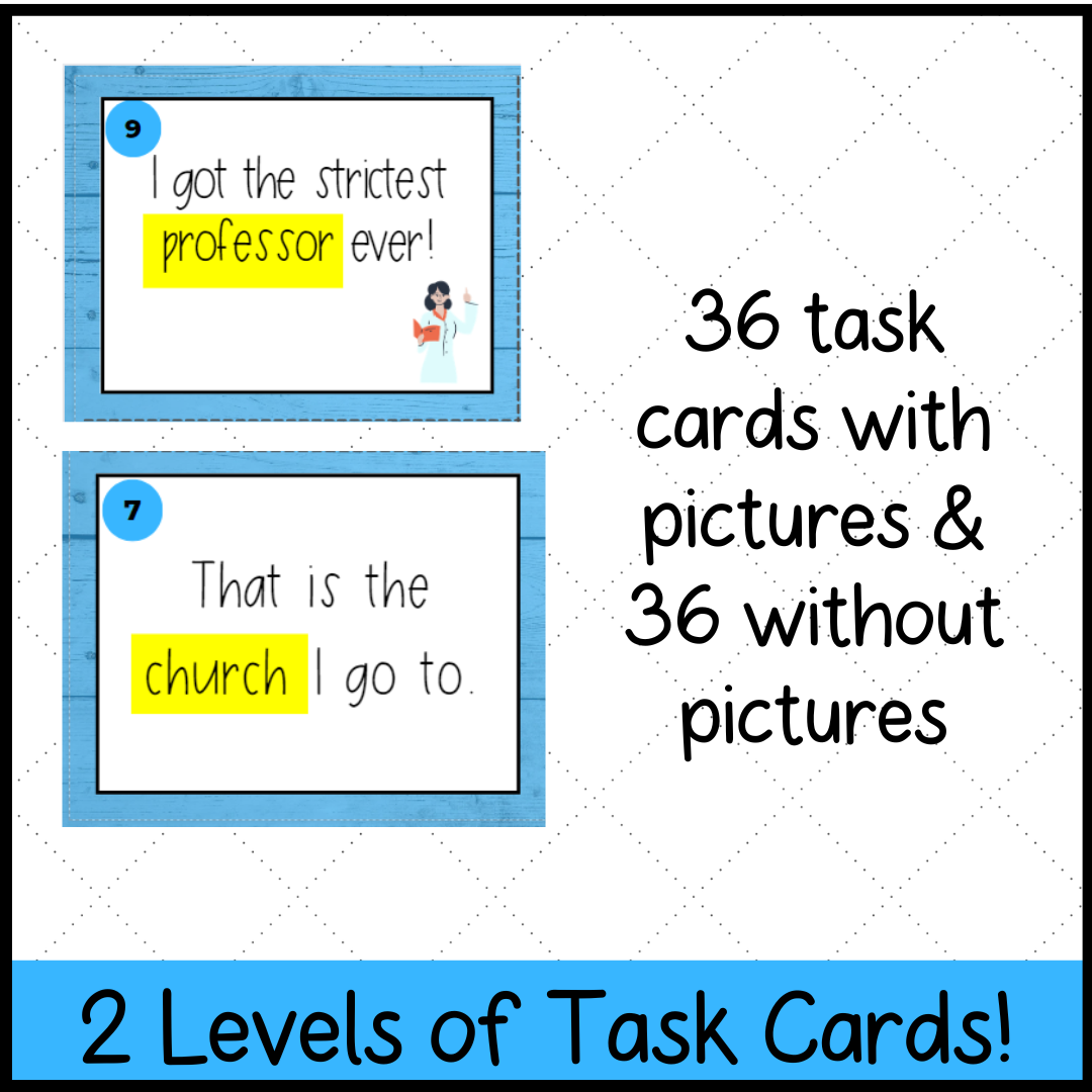 ESL Subject Noun and Direct Object Lesson, Task Cards, & Digital ...