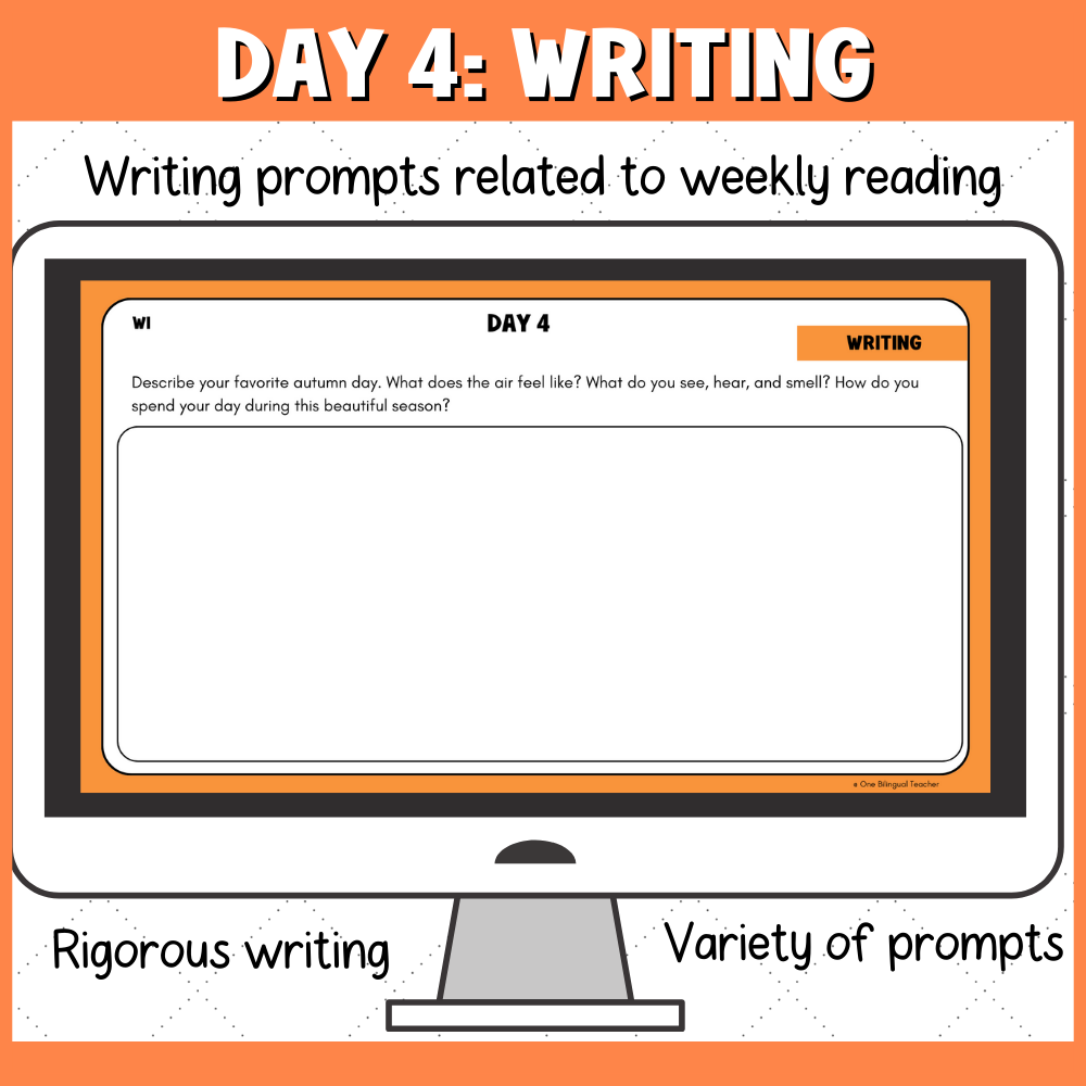 Reading Bell Ringers for Middle School ELA/ESL for 5th and 6th Grade ...