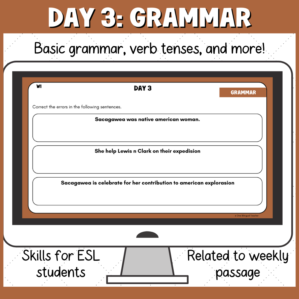 Reading Bell Ringers for Middle School ELA/ESL for 5th and 6th Grade ...