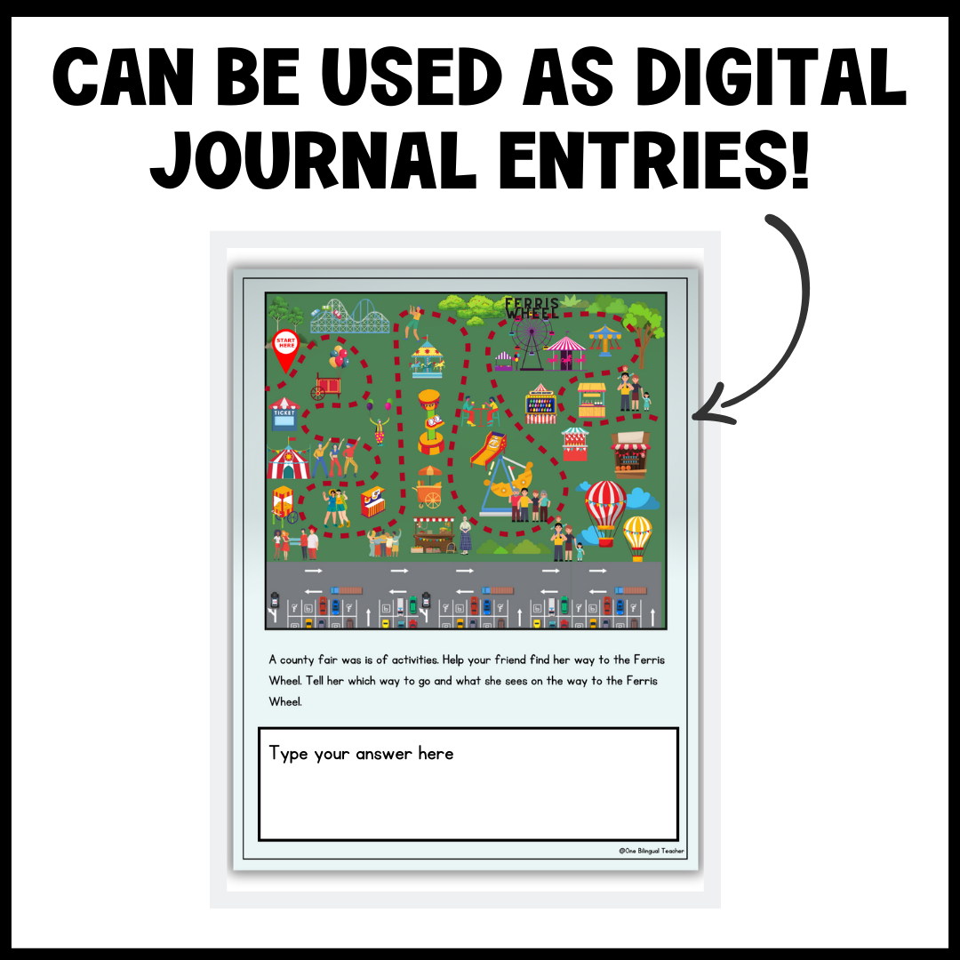 TELPAS & ESL Speaking Practice Prompts Digital & Print for Middle ...