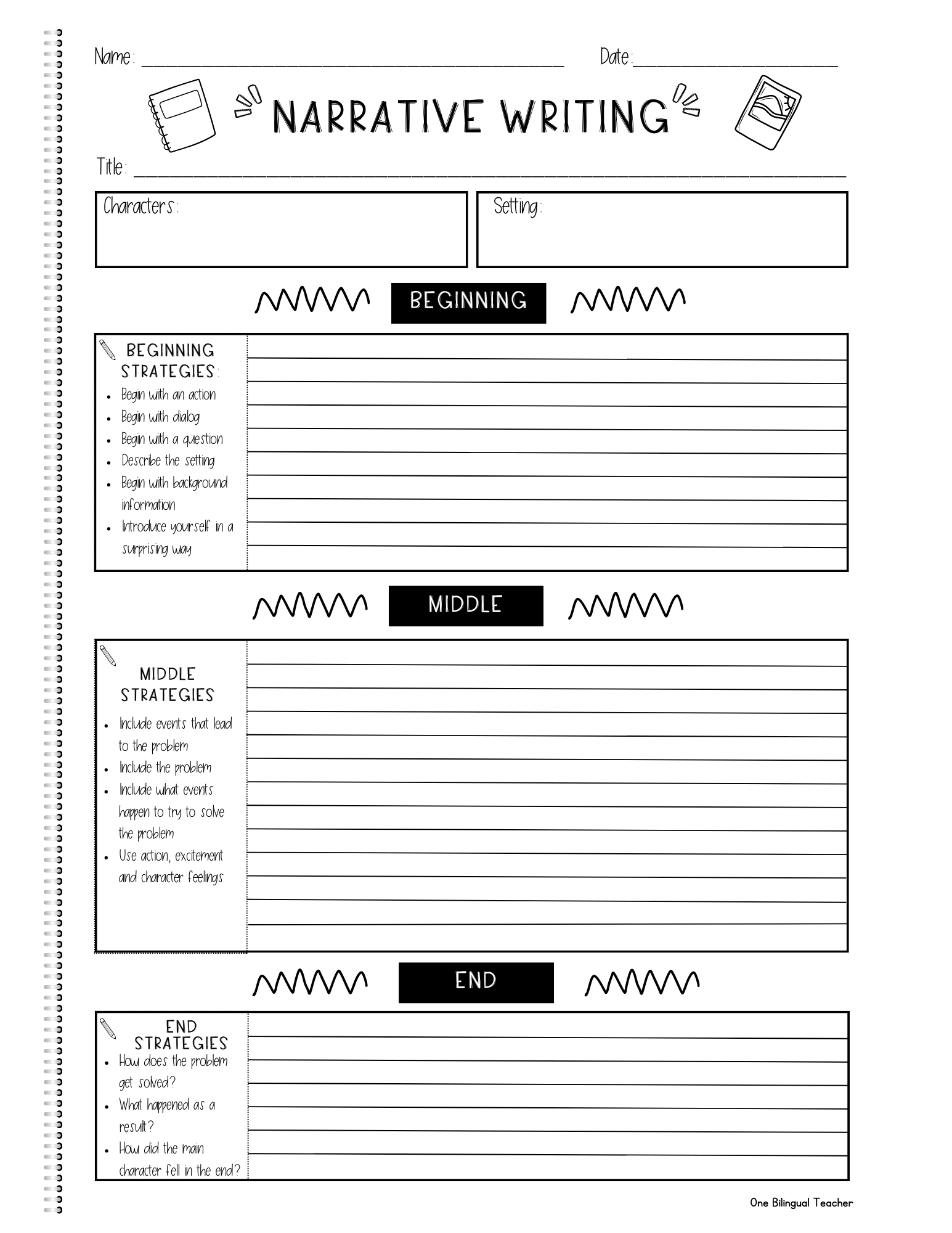 Teaching ESL students to Write Personal Narratives — One Bilingual Teacher