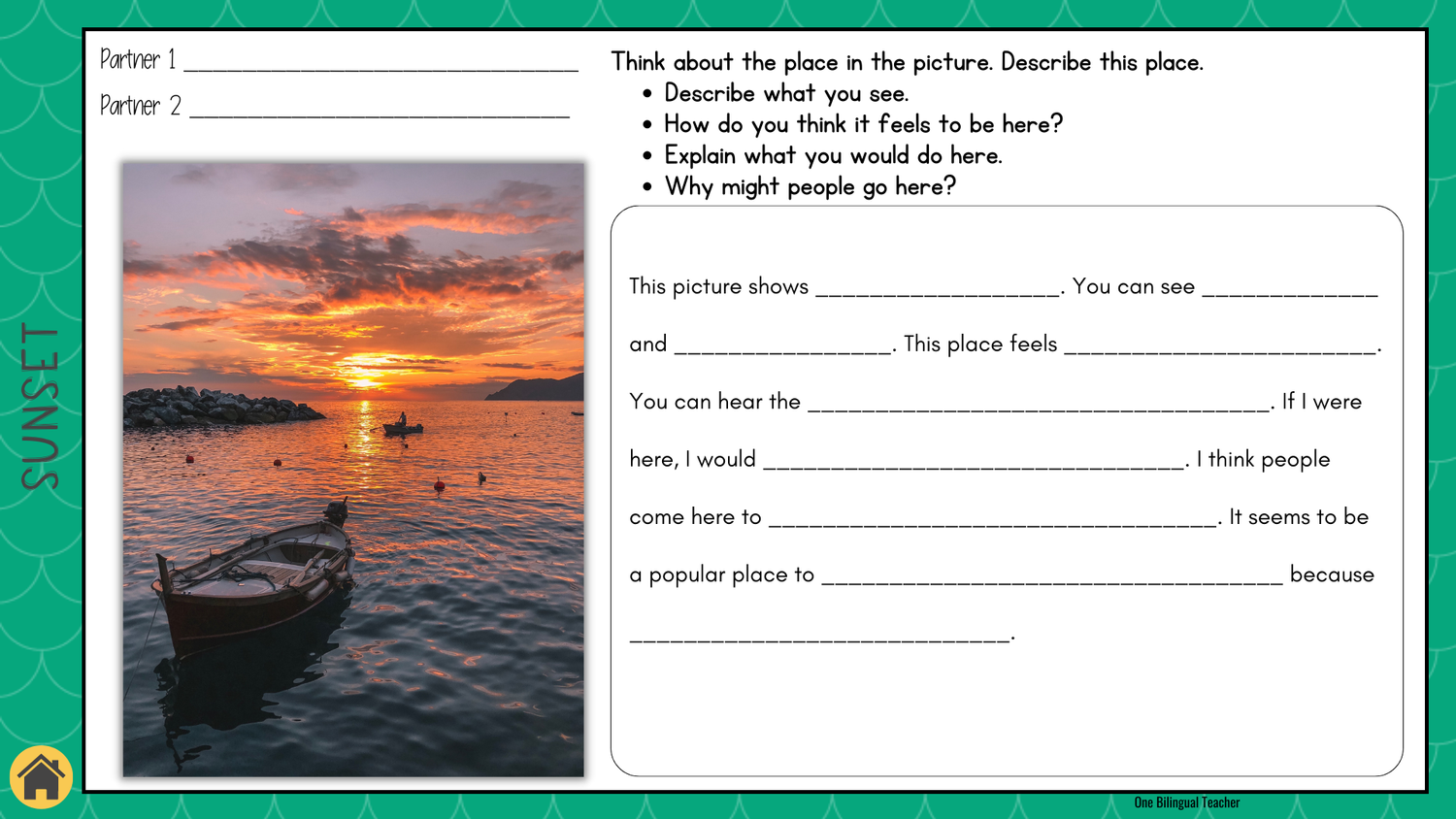 Descriptive Writing for ESL Middle School Students — One Bilingual Teacher