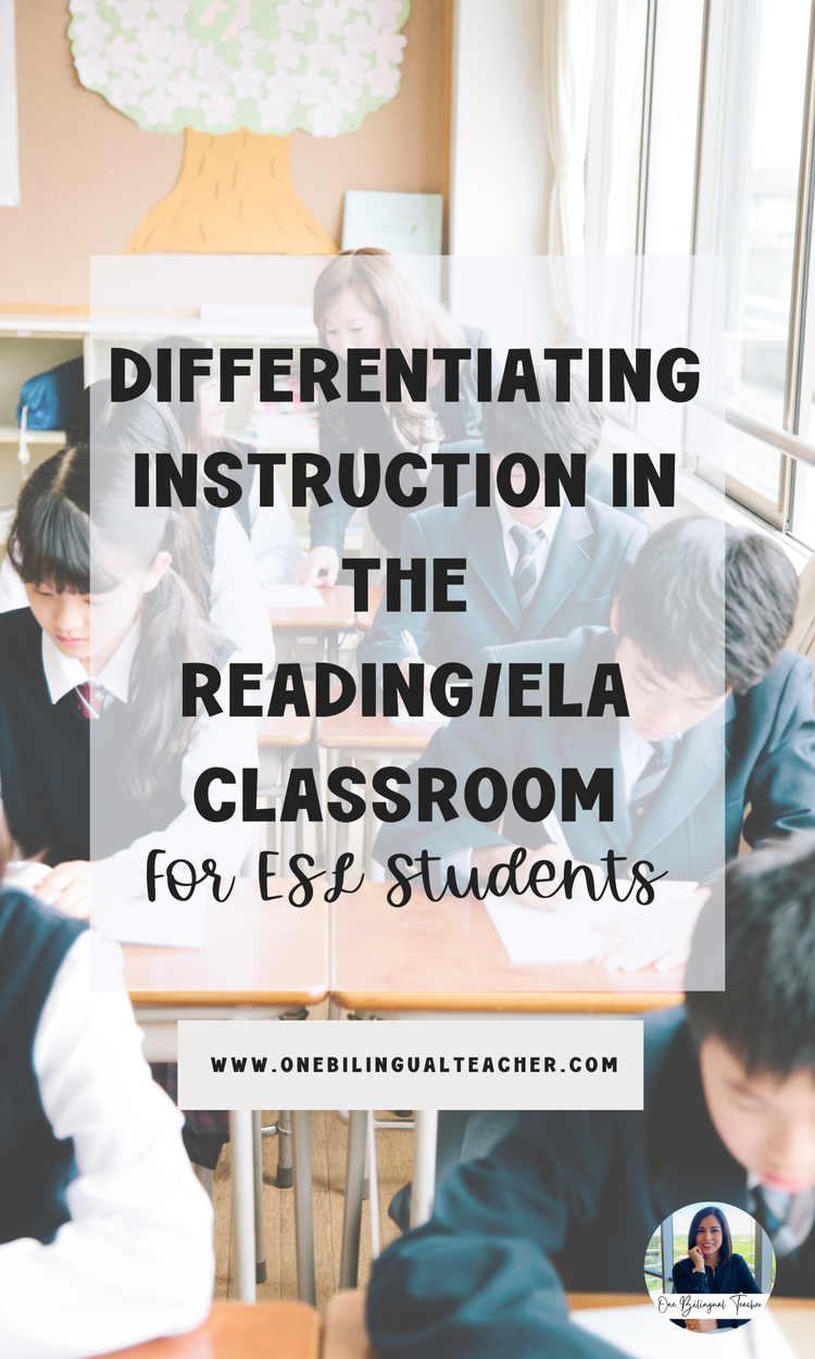Differentiating Instruction in the Reading/ELA Classroom — One ...