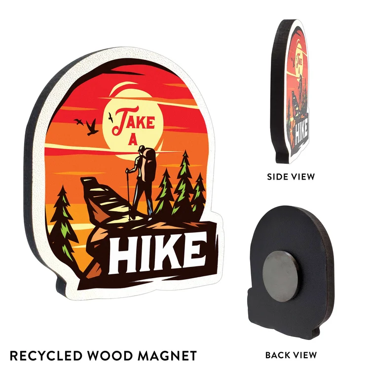 1/4" Recycled Wood Magnets — Morris Magnets Gifts & Souvenirs