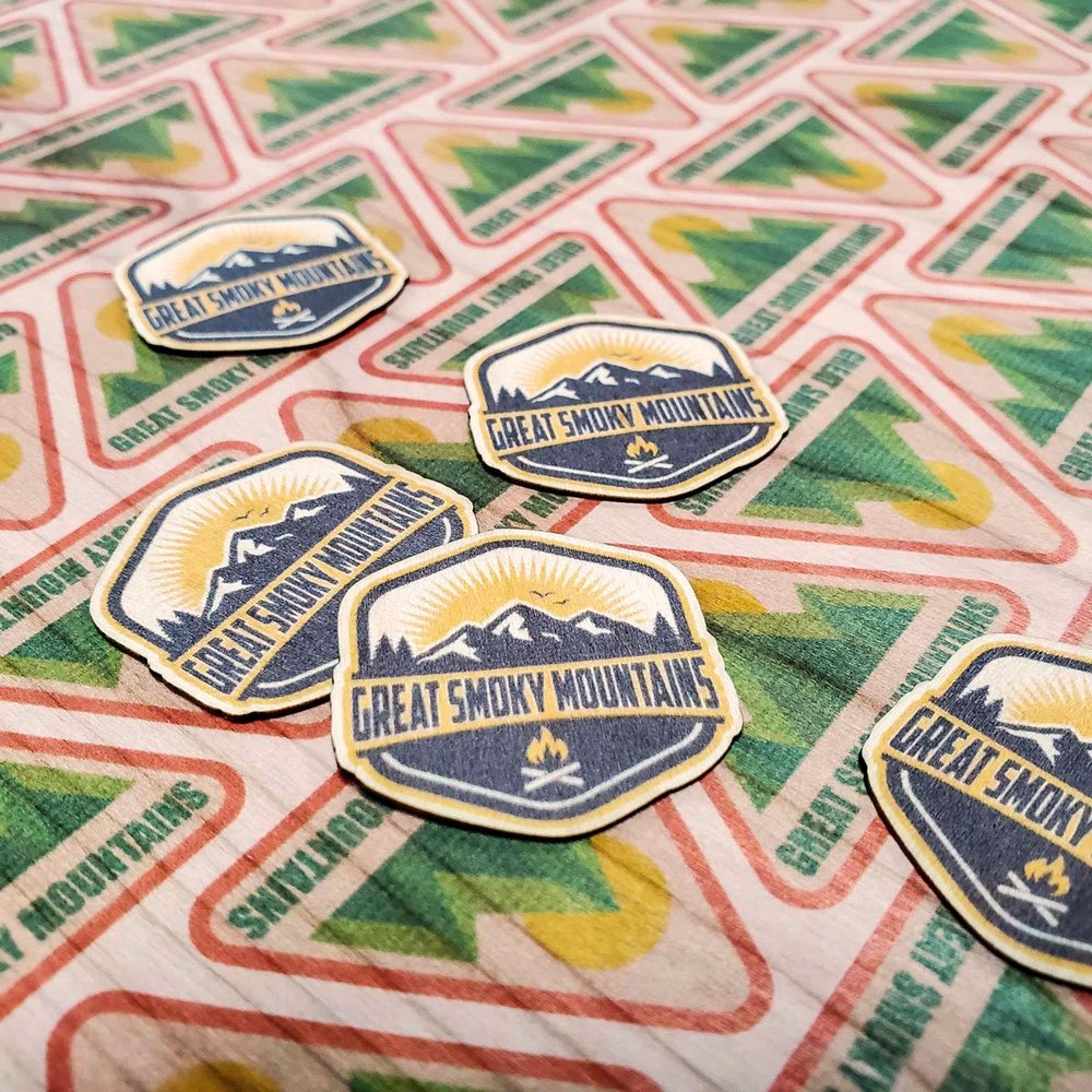 Mini Size Wood Stickers — Morris Magnets Gifts & Souvenirs