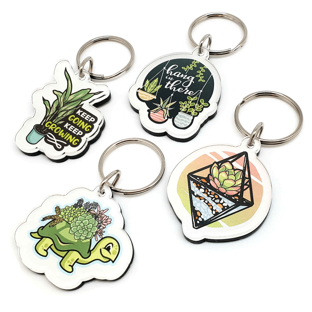 1/4" Dual Layer Acrylic Key Chain — Morris Magnets Gifts & Souvenirs