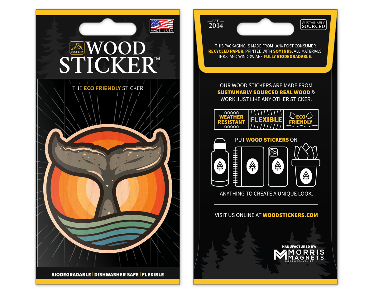Wood Stickers — Morris Magnets Gifts & Souvenirs