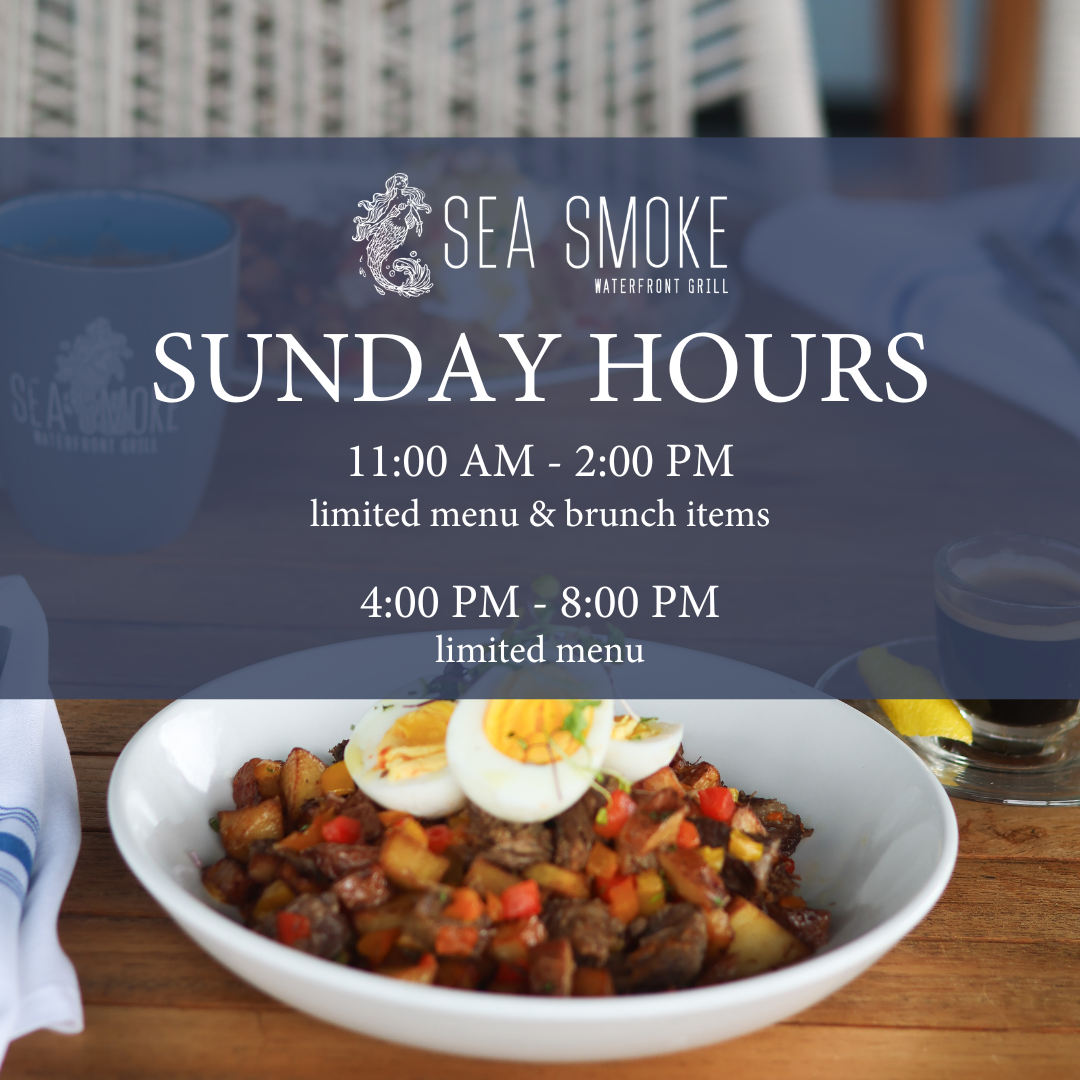 Sunday Brunch — Sea Smoke Waterfront Grill
