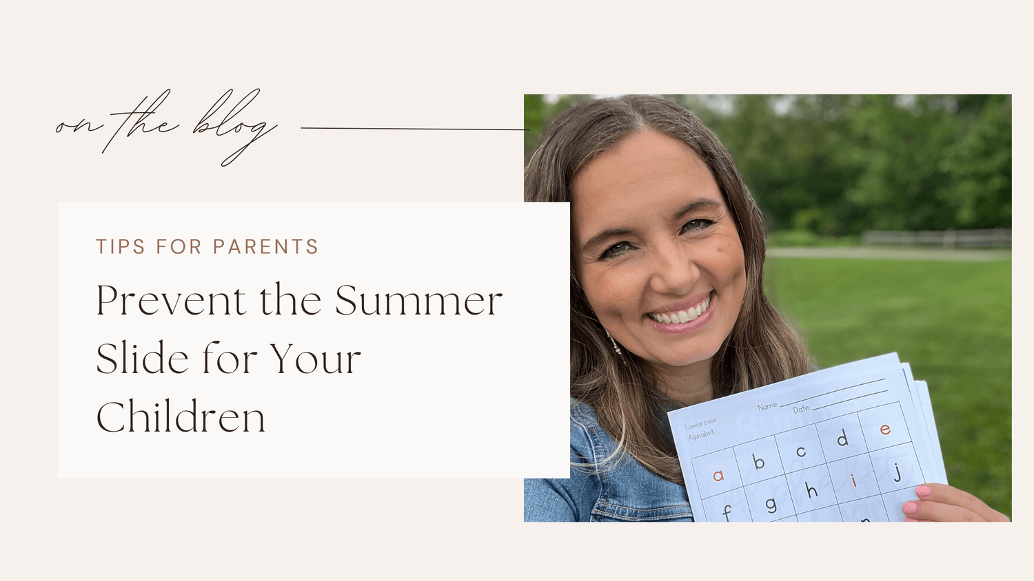 Preventing the Summer Slide — The Literacy Lady