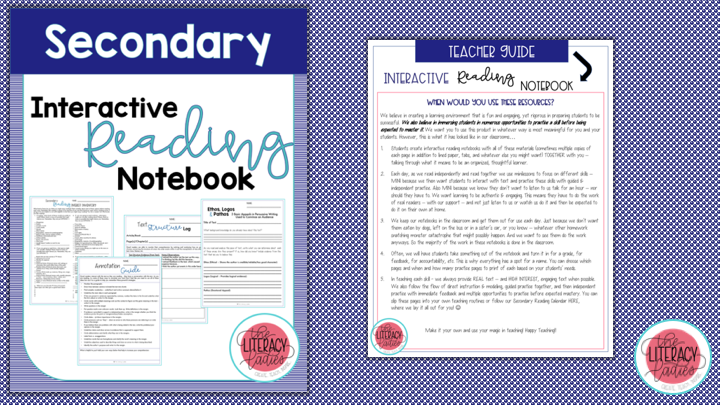 Interactive Reading Notebook — The Literacy Lady