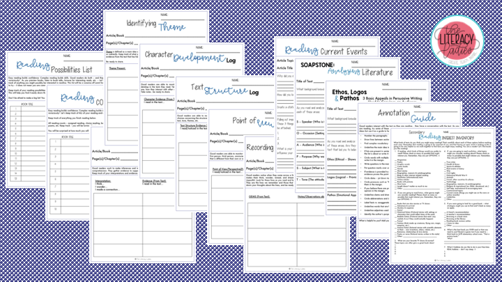 Interactive Reading Notebook — The Literacy Lady