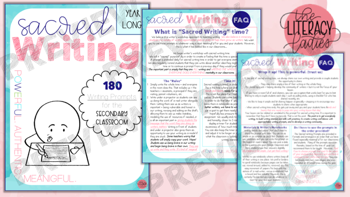 Writing Prompts for Middle School ENTIRE YEAR — The Literacy Lady