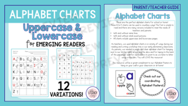 ABC Printable Chart — The Literacy Lady