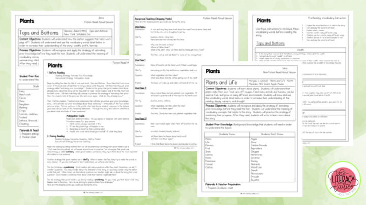 Plant Lesson Plans — The Literacy Lady