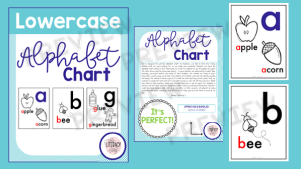 Alphabet Letter Posters — The Literacy Lady