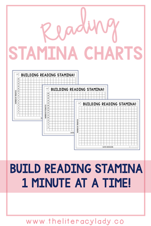 Reading Stamina Chart: Reading Time Solution — The Literacy Lady