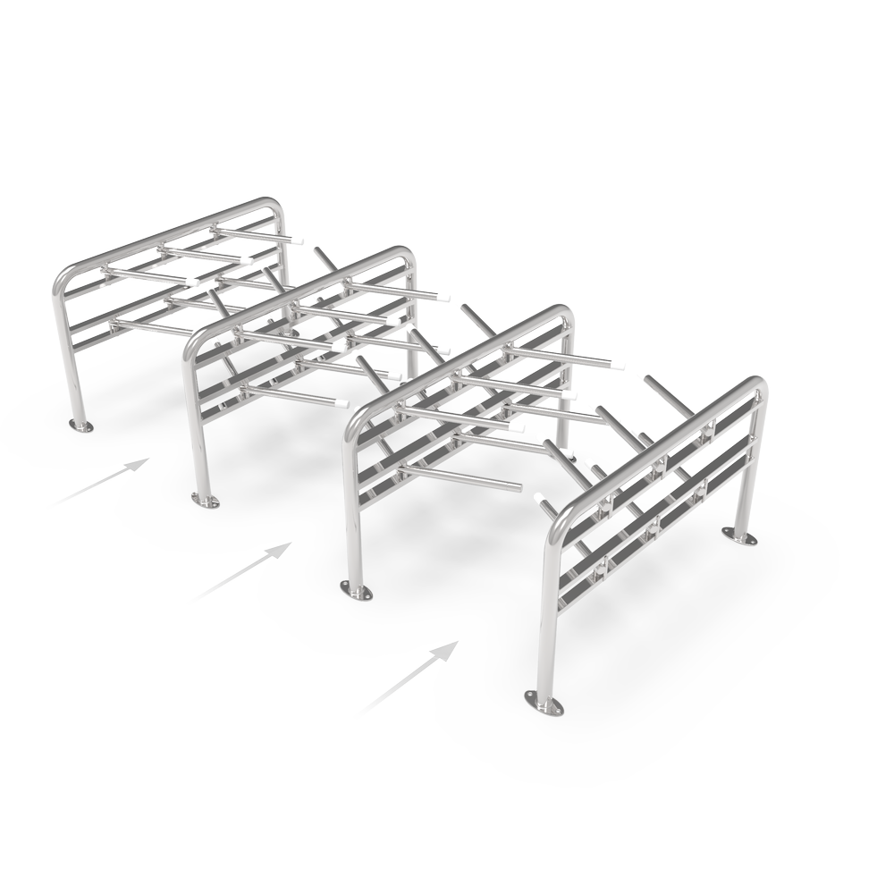 Single, Double, Triple Lane Models for Every Environment / Shark Teeth ...