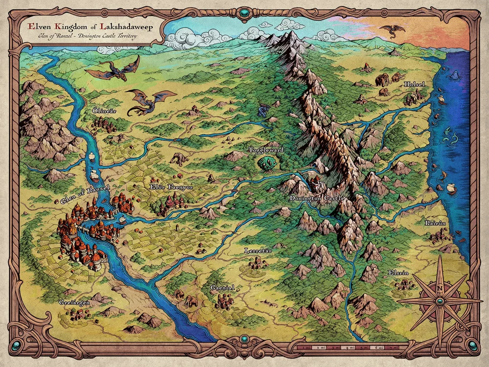 Marc Moureau - Fantasy Cartography