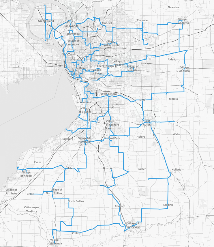 ErieNet Middle Mile Dark Fiber Network