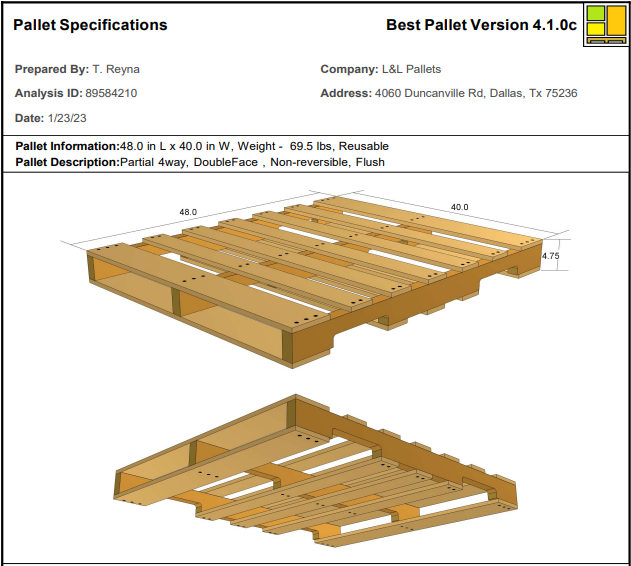 Pallets For Sale | Dallas Pallet Company - L&L Pallets