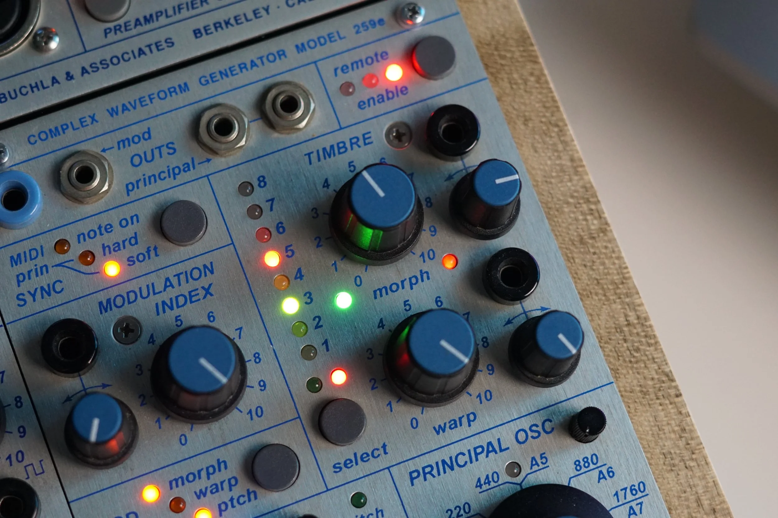 Timbre + Nonlinear Digital Waveshaping — The Buchla Archives