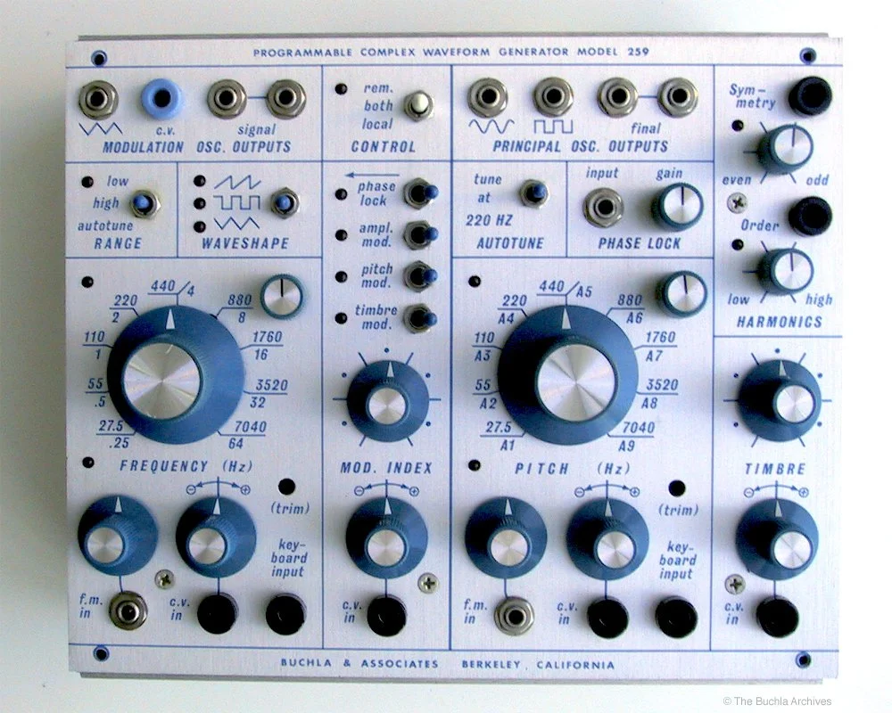 Timbre + Nonlinear Digital Waveshaping — The Buchla Archives